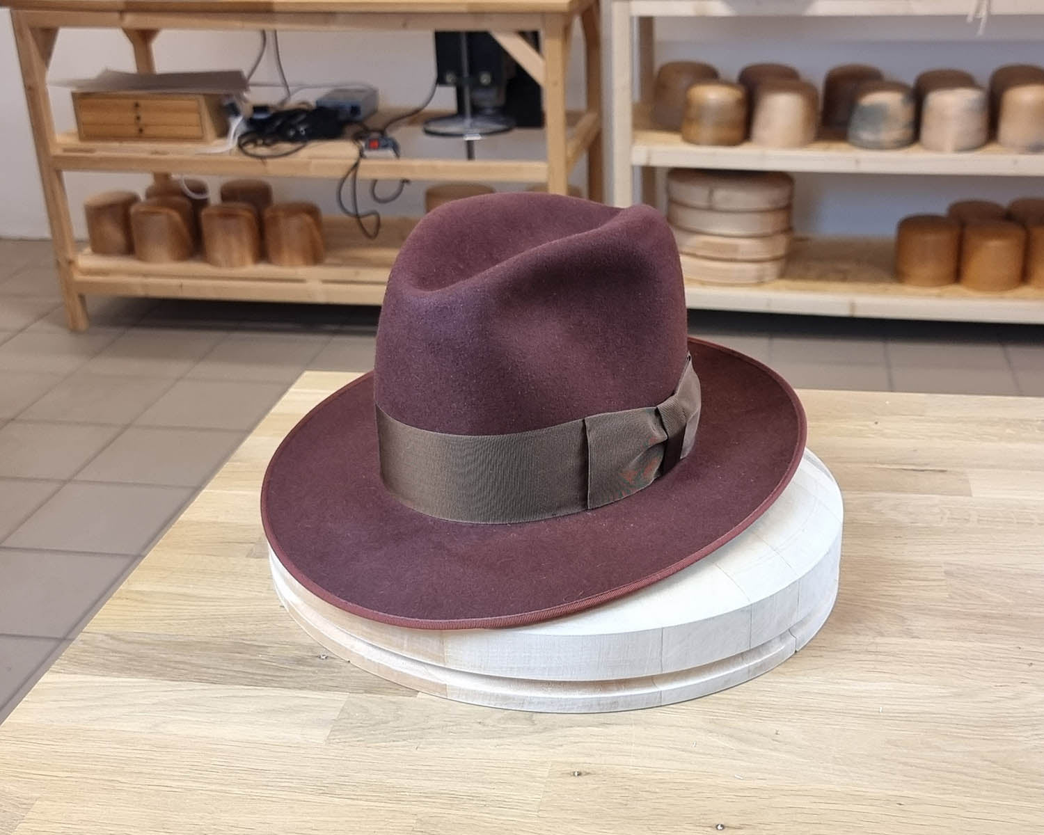 CAGNEY FEDORA | RUSTIC COPPER COLOR | 100X BEAVER | SIZE 59, US 7 3/8 ...